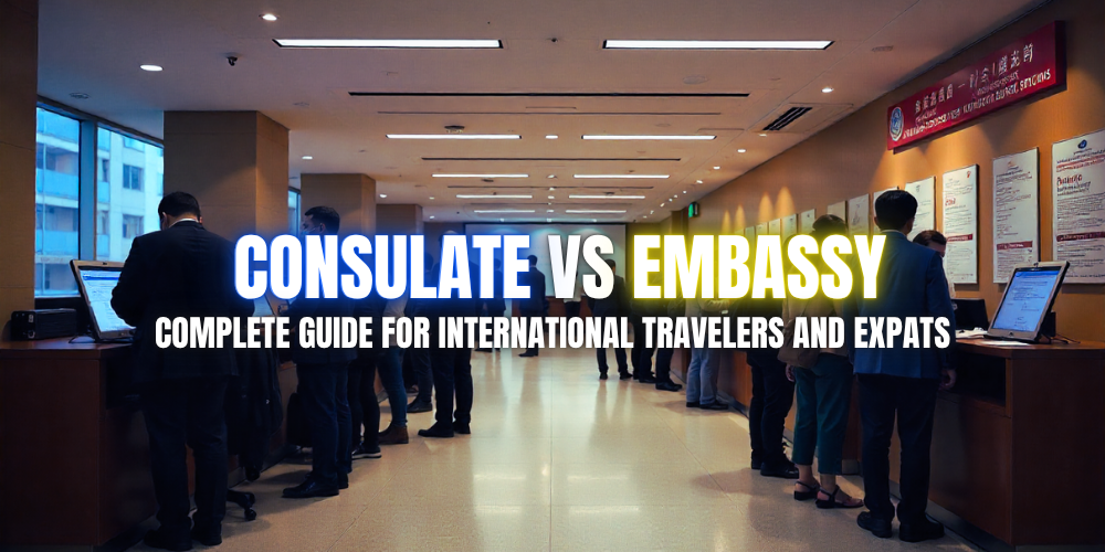 Consulate vs Embassy: Complete Guide for International Travelers and ...